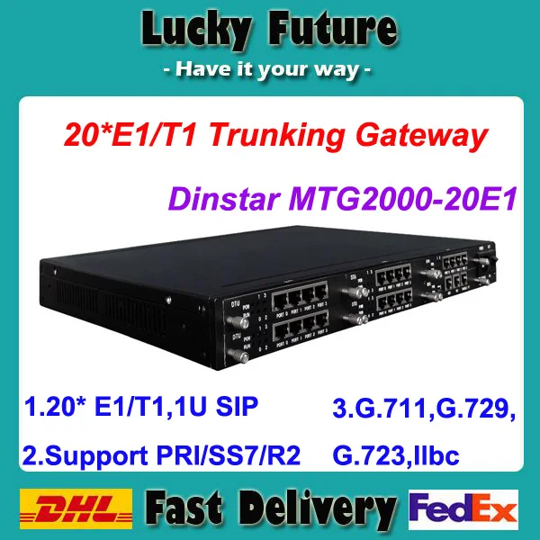 MTG2000 20E1 20 * E1/T1 ISDN PRI Trunking Gateway DTU Módem VoIP IP SIP ...