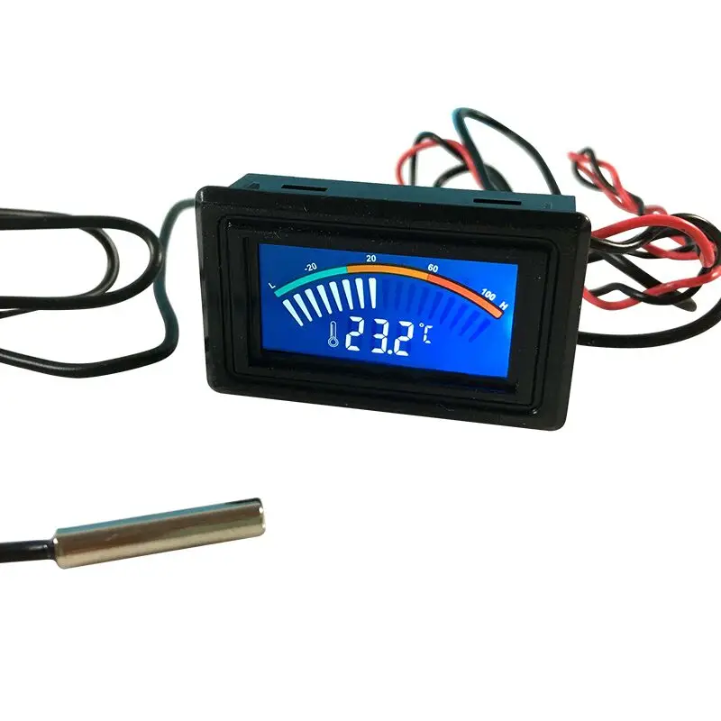 Thermometer Temperature Digit Display Meter DC 5-25V For Computer Car ...