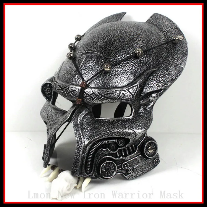 New Version Silver Iron Man Style AVP Costume Masks Supper Replica ...