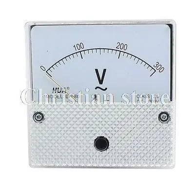 Square Analog Volt Voltage Voltmeter Panel Meter Gauge AC 300V|voltage voltmeter|voltmeter ...