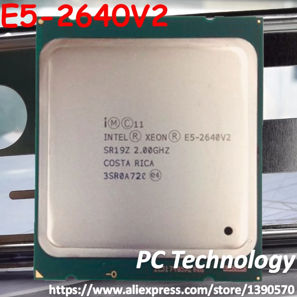 Original Intel Xeon processor E5 2640V2 2.0GHz 8 Core 20M E5 2640 V2 ...