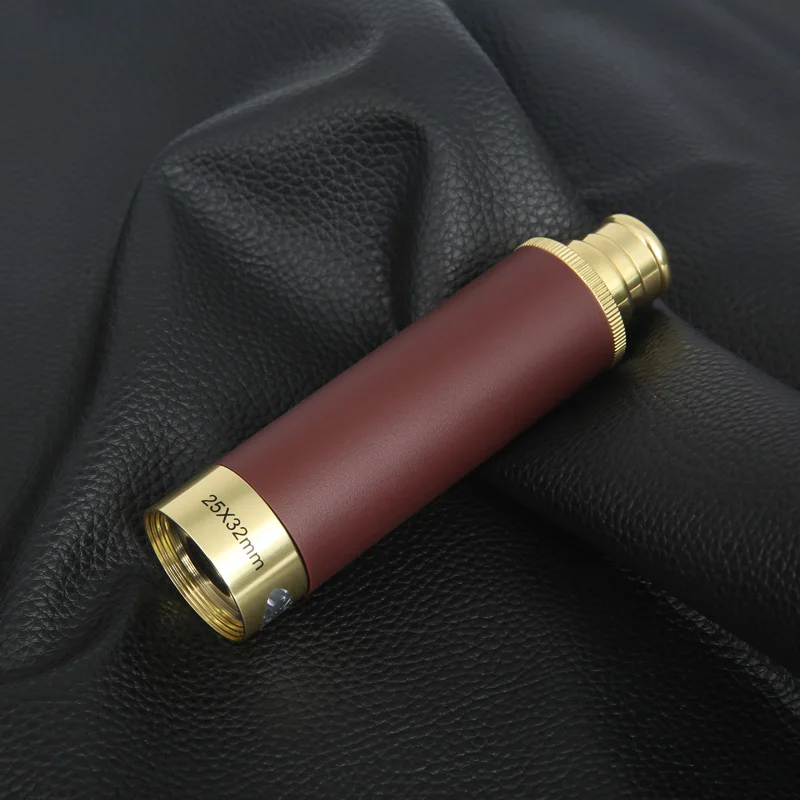 25x30mm Nautical Spyglass Maritime Pirate Salilor Captain Telescope Monoscope Metal Folding