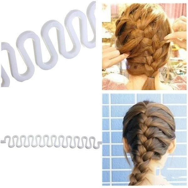 BottomPrice White Plastic Centipede Hairstyles Hair Braiding Tool|tool ...