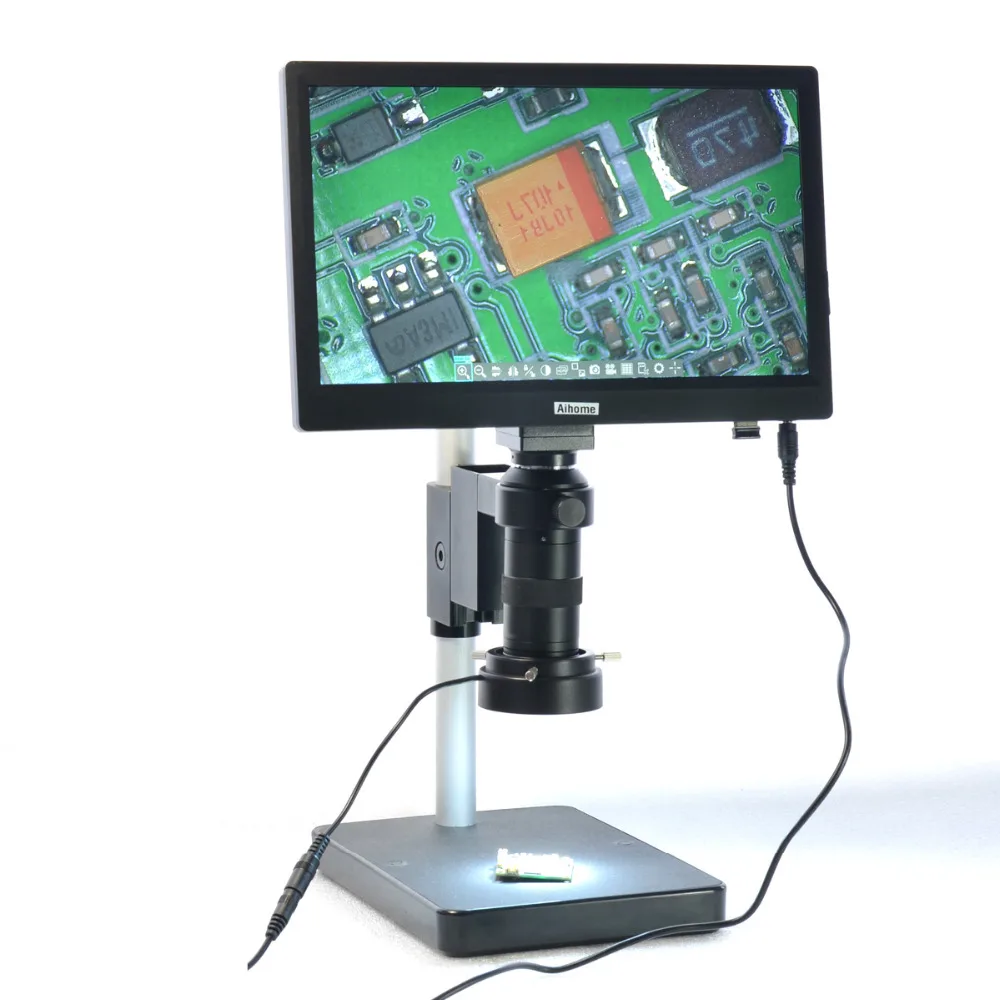 USB-5MP-HD-11-1-inche-Digital-Industry-Microscope-Camera-Table-Stand ...