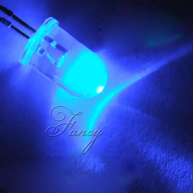 100PCS 5mm Round Blue Water Clear LED Light Diodes Kit New|kit kits|kit ...