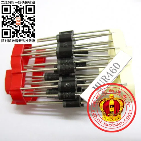 (20PCS) 4A 600V MUR460 fast recovery diode in DO 41 row with genuine ...