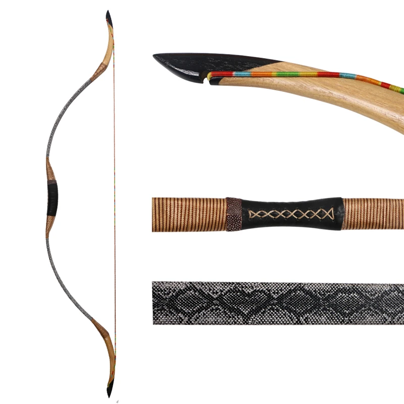 140cm traditional wood bow 30 55 lbs fiberglass bow limbs high quality ...