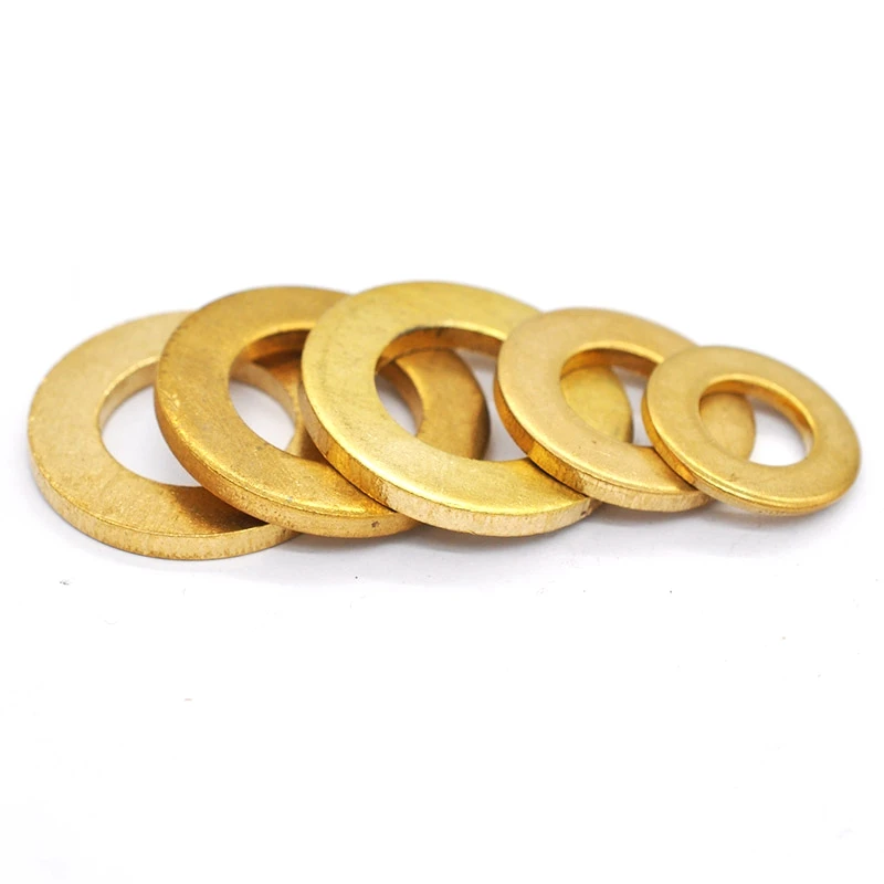 Brass Flat Washer Shim Brass Gasket M2 M2.5 M3 M4 M5 M6 M8 M10 M12meson ...