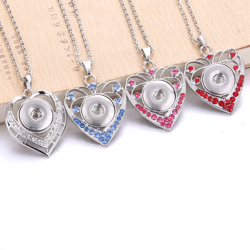 New Snaps Jewelry Vintage Metal Snap Button Necklaces 18mm 20mm Snap ...