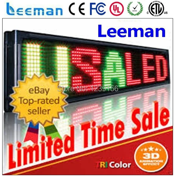 2018 2017 Leeman programmable led sign, factory LED outdoor panel ...