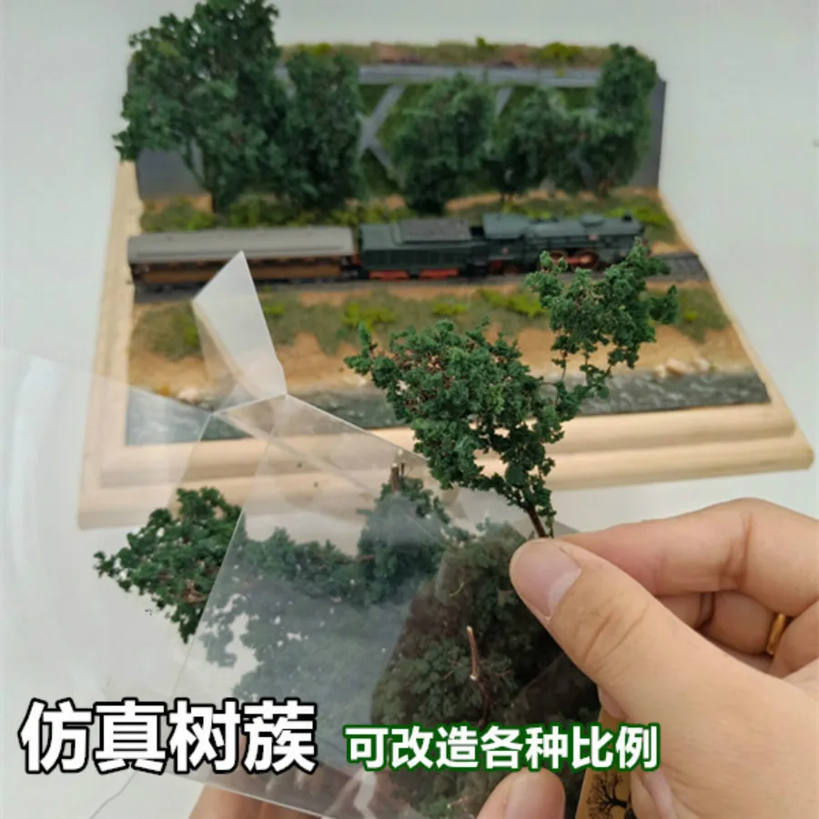2boxes architecture model scale new bush model tree grass in ho train ...