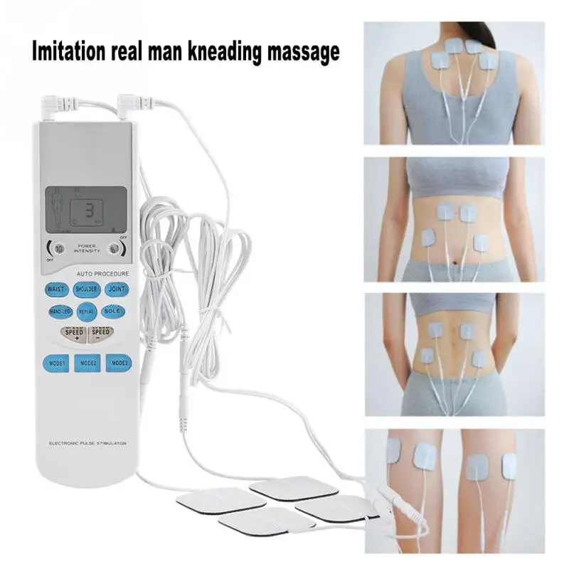 Portable Handheld Electronic Pulse Massager Body Relax Therapy ...