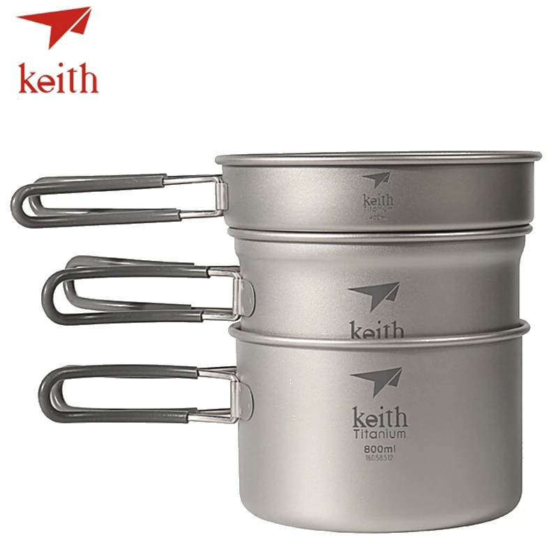Titanium Camping Hiking Utensils | Keith Titanium Outdoor Cooking ...