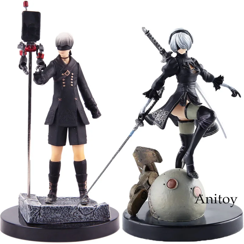 SALE Game Anime Figure NieR Automata YoRHa No.2 Type B 2B / No.9 Type S ...