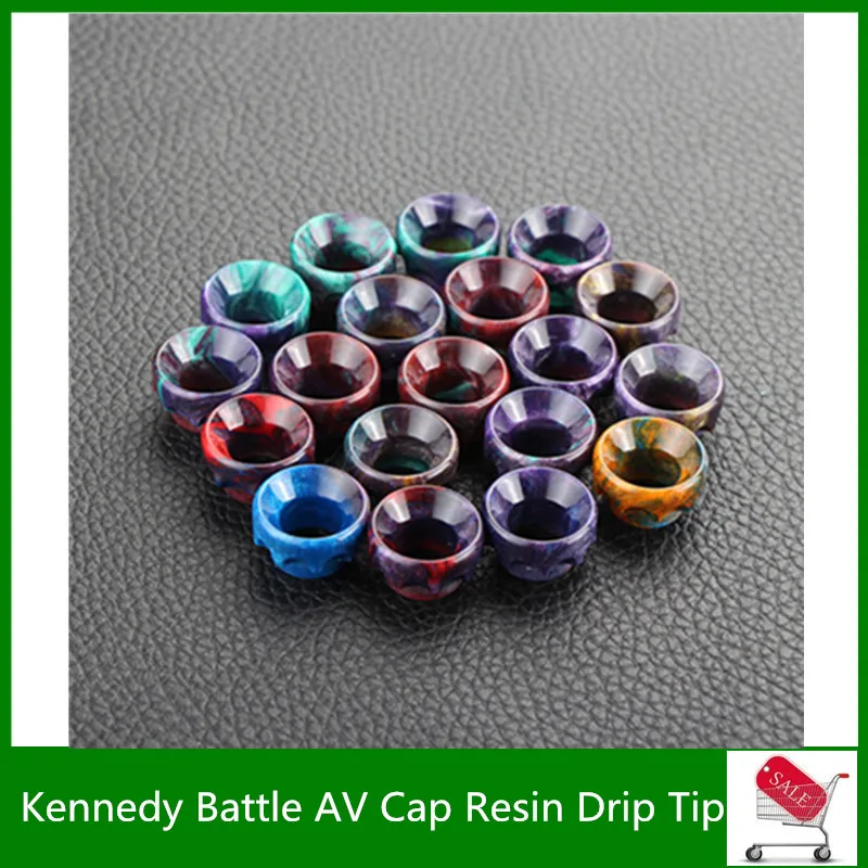 Electronic Cigarette Drip Tip Epoxy Resin Drip Tips Top Cap Wide Bore ...