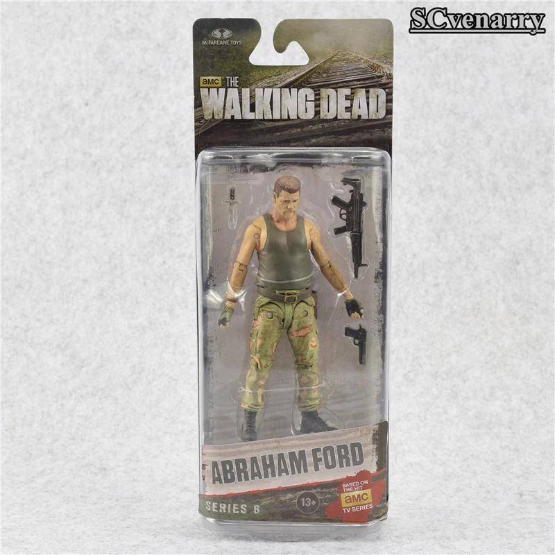 NECA The Walking Dead Abraham Ford Figure Toy AMC TV Series PVC Action ...