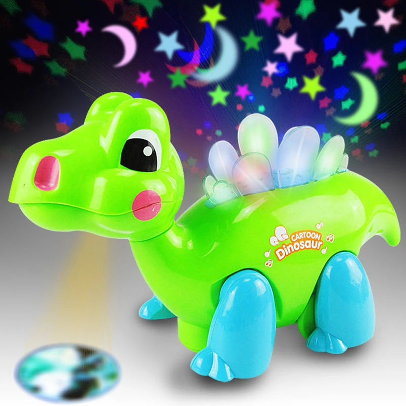 LED Light Up Toys Projector Carton Dragon Gift Children's Musical ...