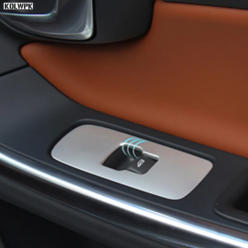 For Volvo S60l Xc60 V60 S60 Stainless Steel Car Window Lifter Switch ...