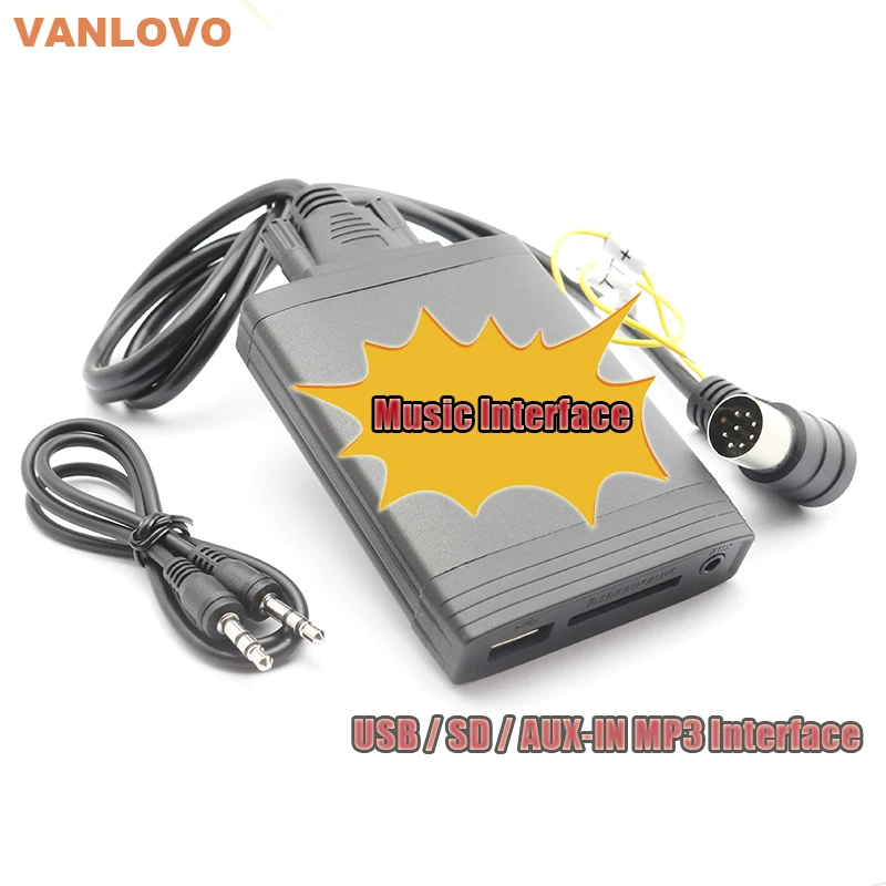 Yatour interface de música usb sd AUX IN mp3 adaptador para volvo c70 ...