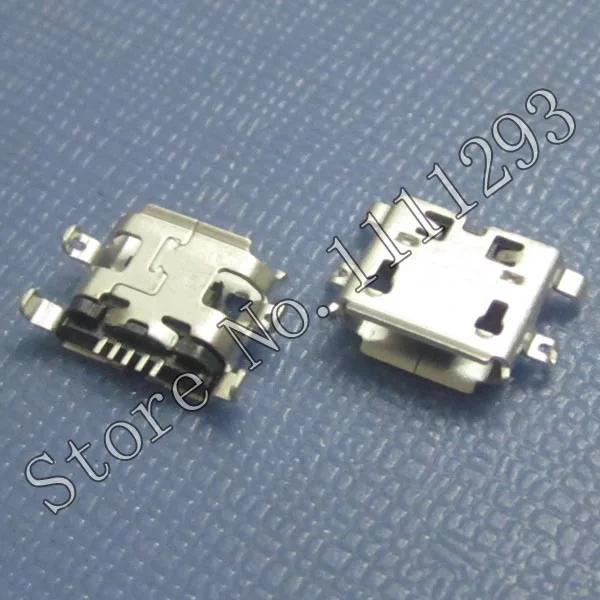 Puerto de carga Micro USB para teléfono móvil, conector de alimentación DC, para Lenovo, Huawei ...