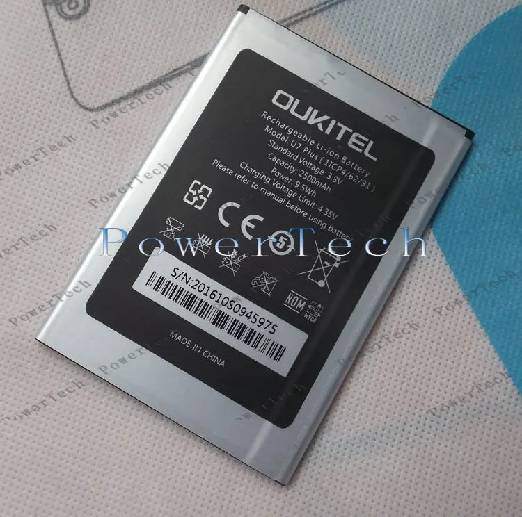 Batería Original Oukitel U7 plus para teléfono inteligente, 5,5 ...