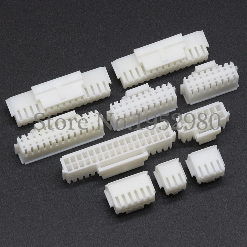 50PCS PHB 2.0mm Housing Connector Female Double Row with Buckle PHSD Connectors 2*2/3/4/5/6/7/8 ...