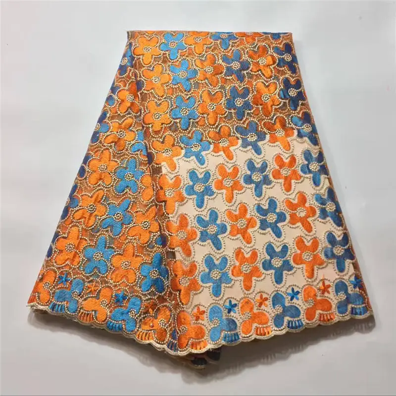 Tecido de Renda Líquida Francês com grandes Pérolas de pérolas ...