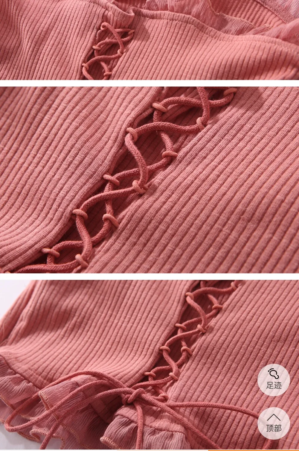 MUMUZI с цветочным рисунком и оборками сексуальные майки сзади на шнуровке повязки жилетка без ...