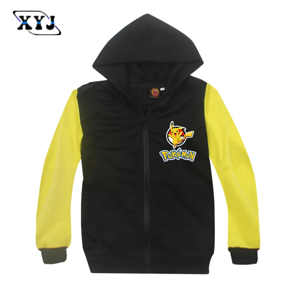2017 Spring Jacket Zipper Sweatshirt Pokemon Sweatshirt For Boys Coat ...