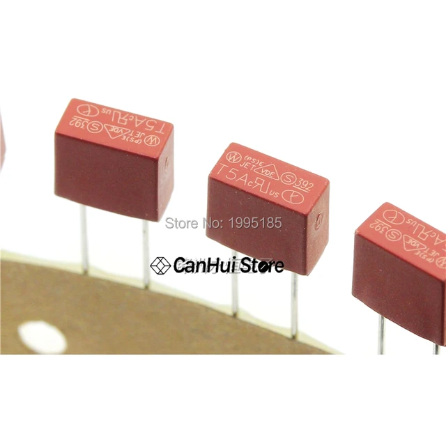 (10pcs/lot) 250V TE5 Slow Blow Subminiature Fuse, UL VDE, 50% OFF
