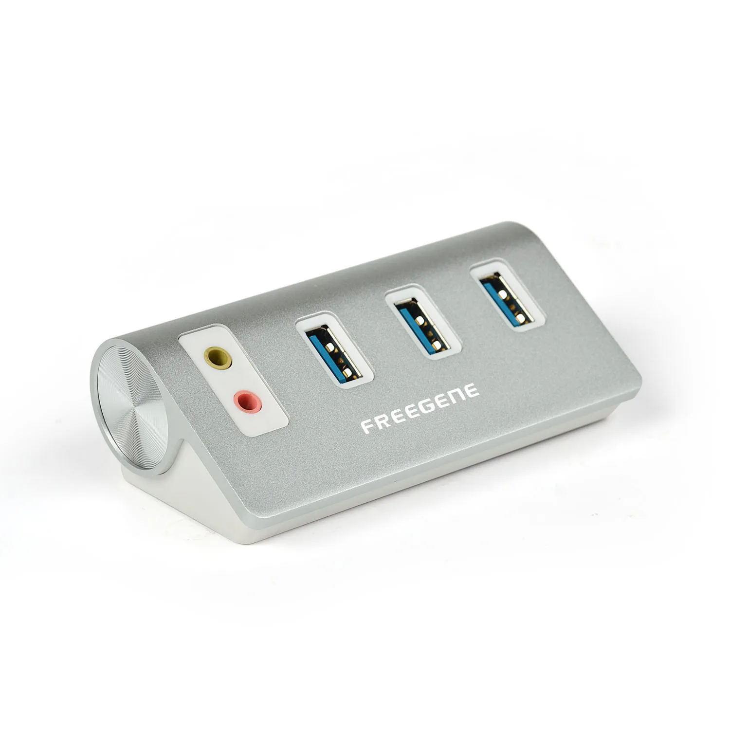 FREEGENE USB 3.0 HUB Bus Powered USB 3.0 3 Port Aluminum Hub with ...