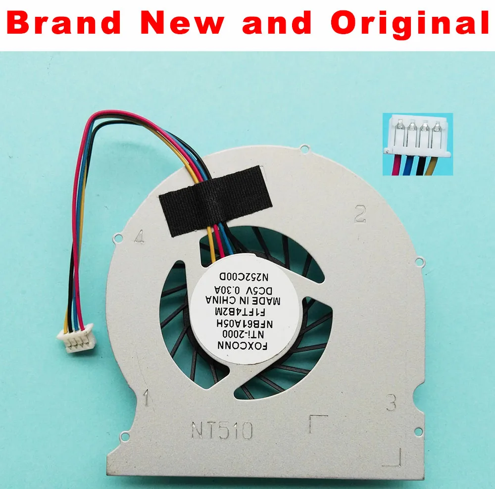 New original cpu fan for foxconn NT510 NTI 2000 NFB61A05H F1FT4B2M DC ...