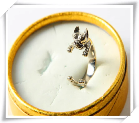 Wholesale America Retro Punk Staffordshire Bull Terrier Ring Animal ...