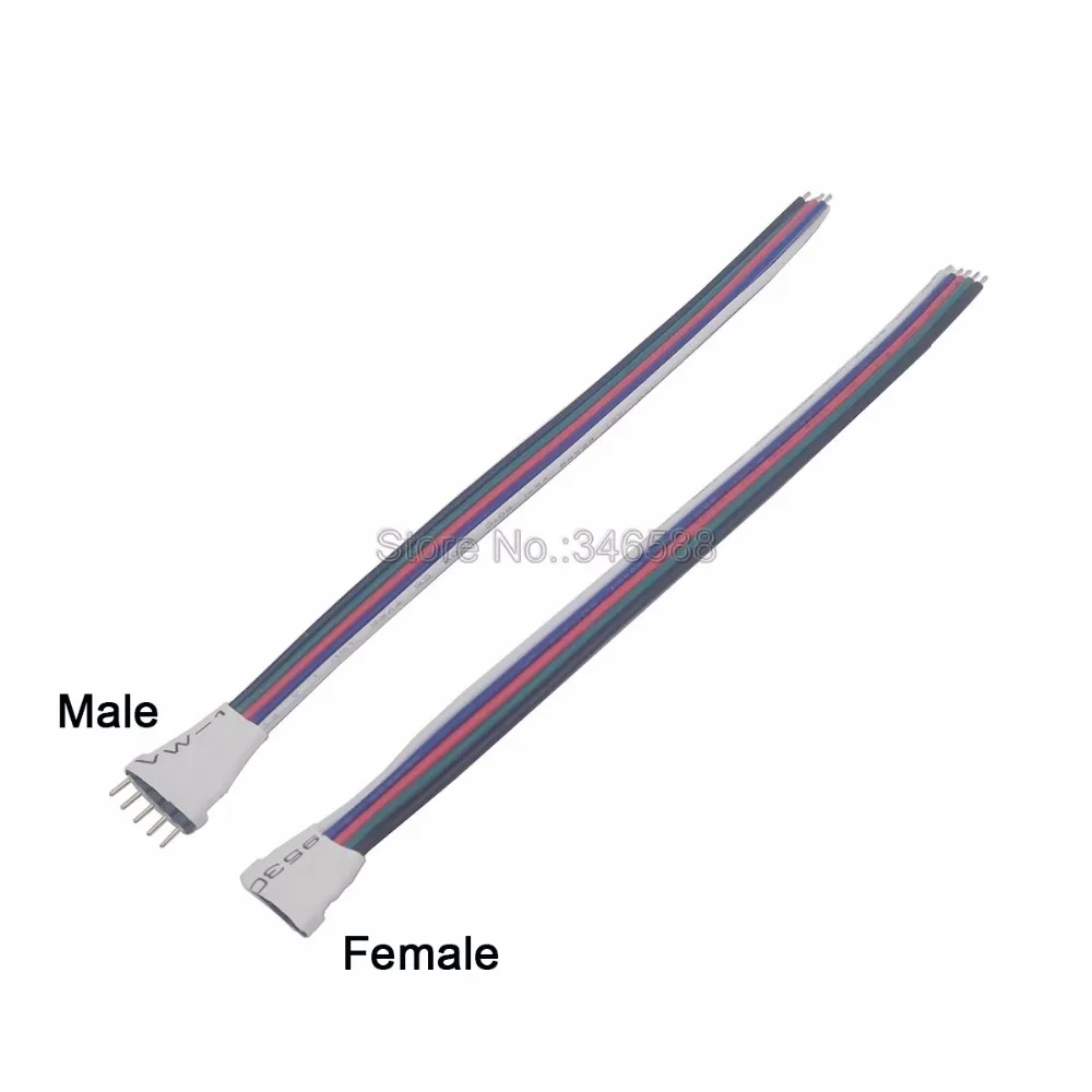 5pcs/lot 5pin Rgbw Led Strip Connector Male Or Female Rgbw Connector ...