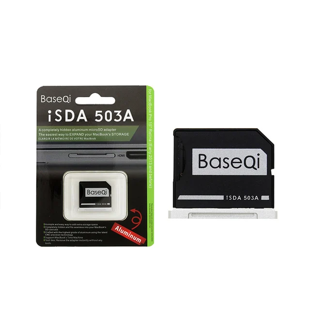 Original BaseQi NinjaDrive Aluminum Micro SD /TF Card Adapter For ...