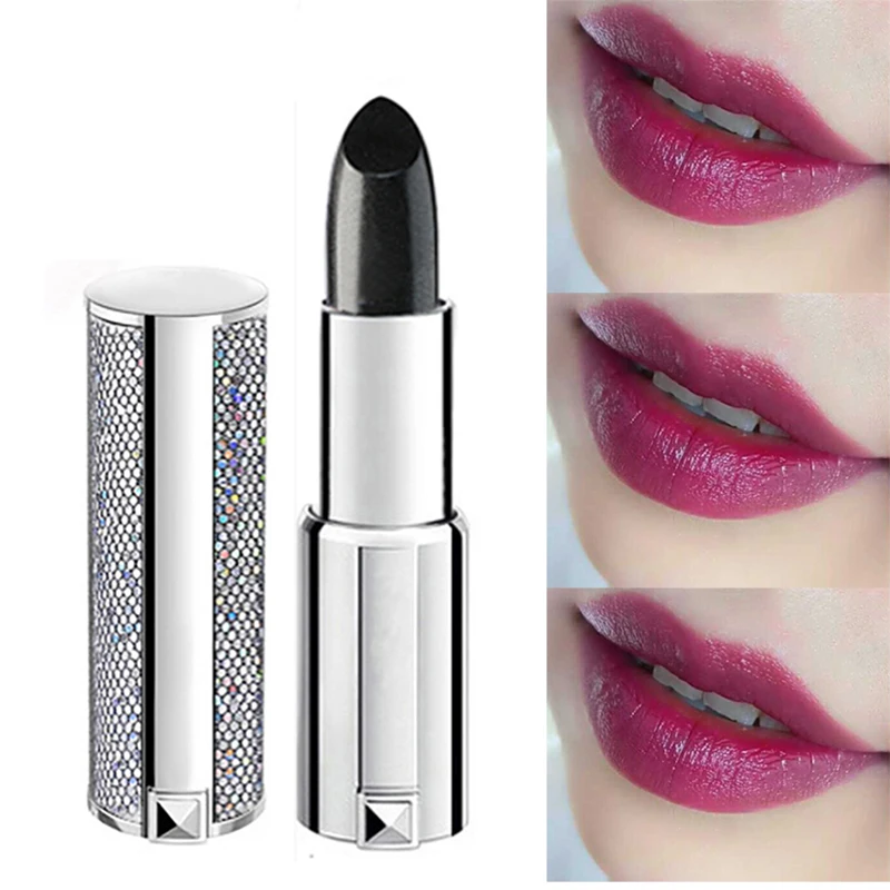 Blue rose cosmetic makeup magic lipstick Color Temperature Change ...