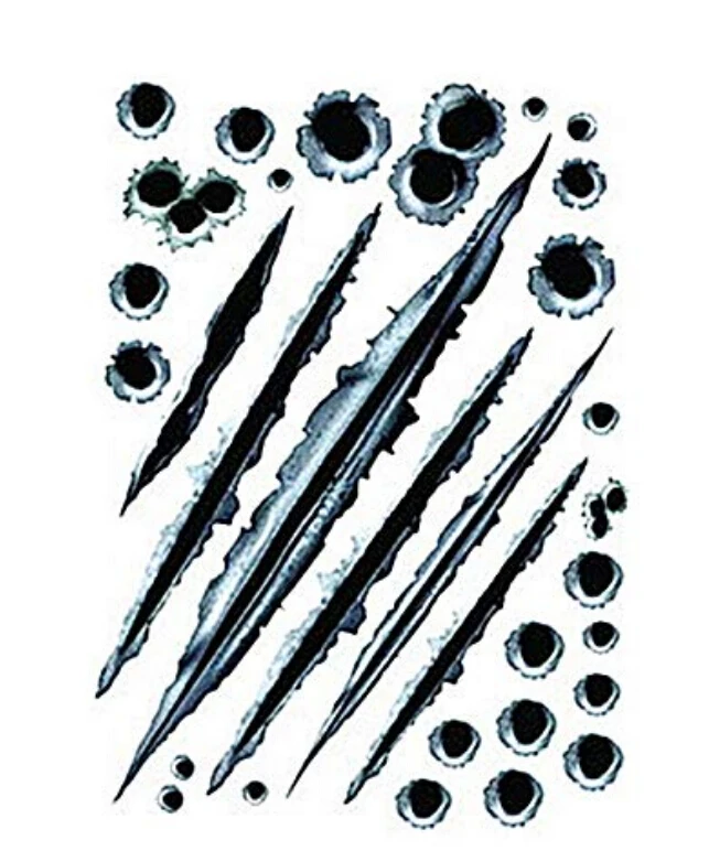 Bullet hole Scratch car sticker Vinyl Decal for land rover defender ...
