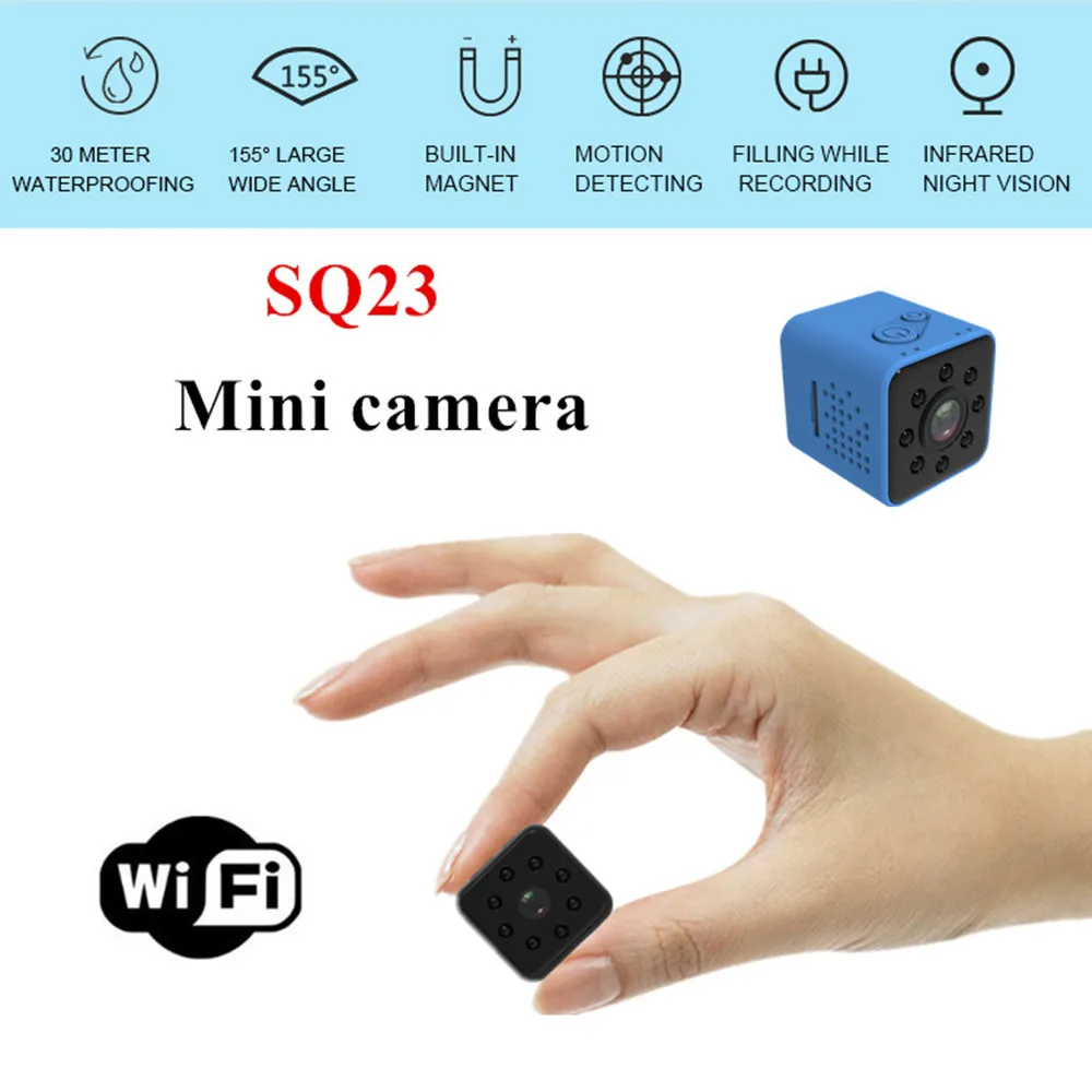 Smart Mini Sports Camera SQ23 Small Camera Infrared Night Vision HD ...