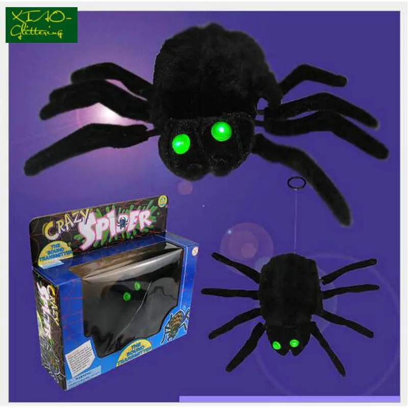 Voice activated Hanging Funny Spider for Halloween Toy Sound Conrol ...