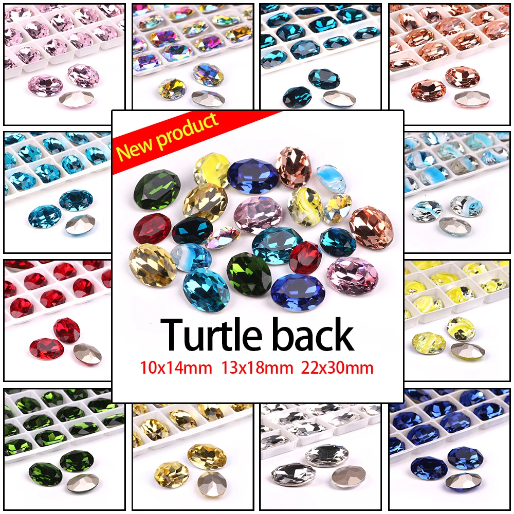 Shiny Crystal Beads Mix Size 14/18/30mm Crystal Rhinestones Sticker ...