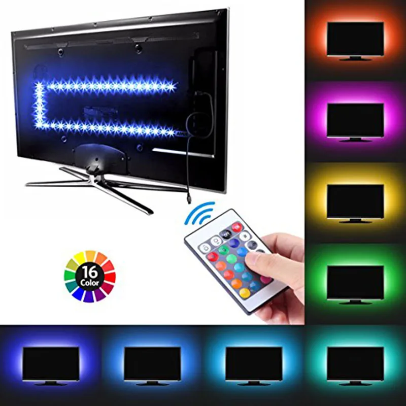 TV LED Light Strip, 30 LED TV Backlight Strip, USB Bias Monitor ...