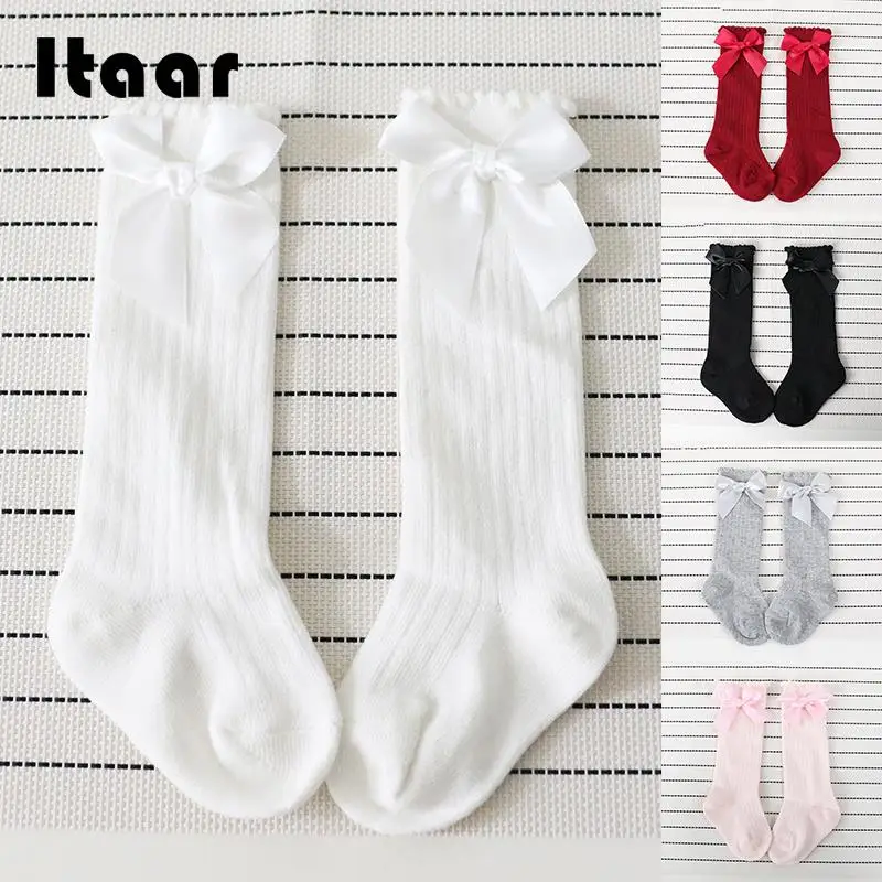 Infant Long Socks Cute Baby Long Socks Gift Toddlers 5 Colors Princess ...