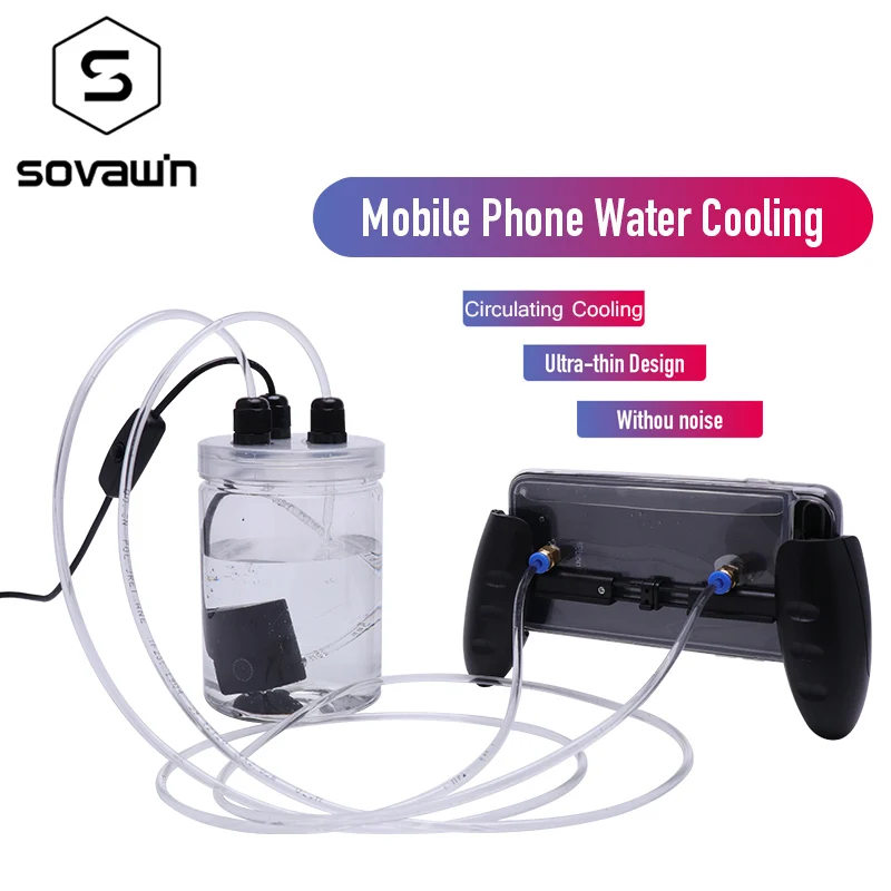 Mobile-Phone-Water-Cooler-Circulating-Cooling-with-Water-Pump-for ...