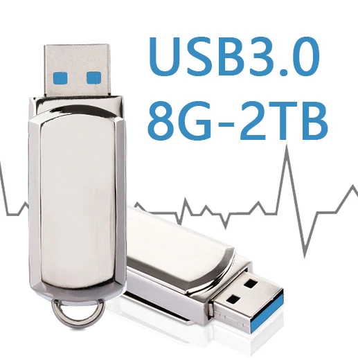 Unidade flash usb 3.0 de alta velocidade de metal mini pen drive 64gb ...