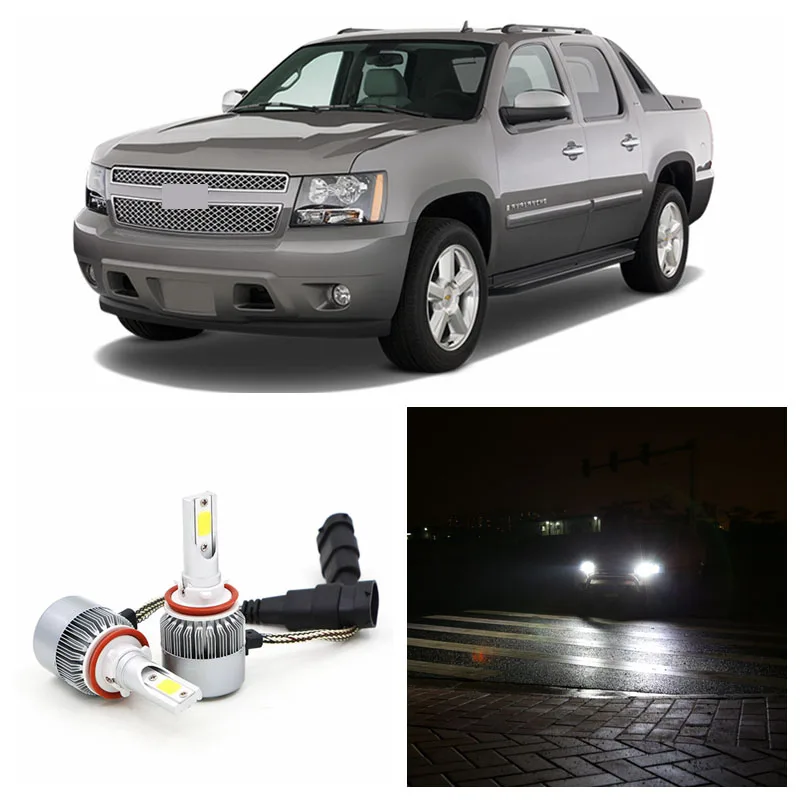 Edislight High Power 72W 7600LM Low Beam LED Bulbs Headlight For 2007 ...