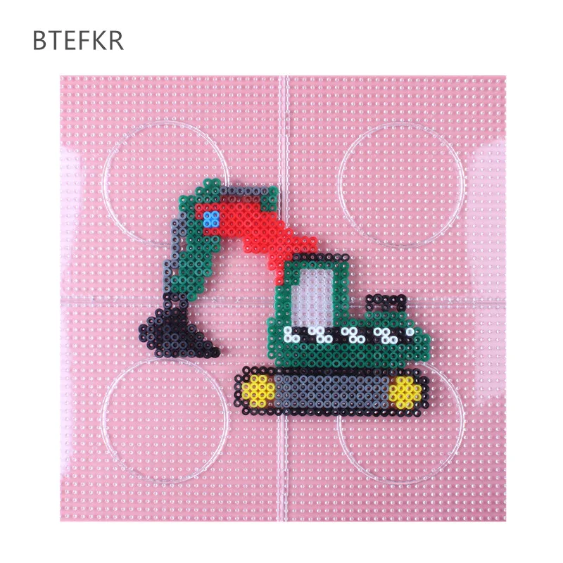 2.6mm Hama Bead Square Pegboard 3D Puzzle Template For Perler Beads ...