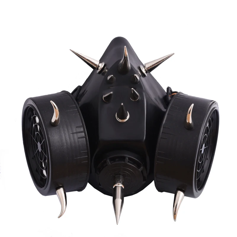 Steampunk-Cyber-Masks-Cosplay-Props-Gothic-Spikes-Mask-Men-and-Women ...