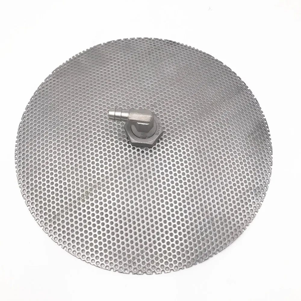 Stainless Steel False Bottom 9",with 3/8" Barb Fitting And 1/2" Lock ...