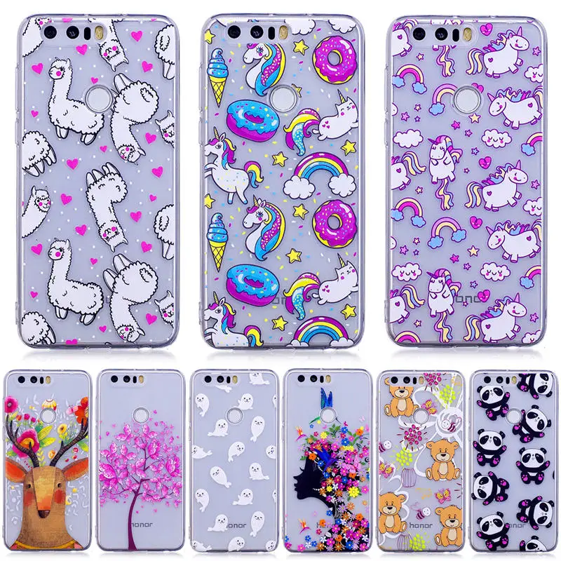 Huawei Honor 8 Honor8 Silicon Case Transparent Anime Silicone TPU Skin ...