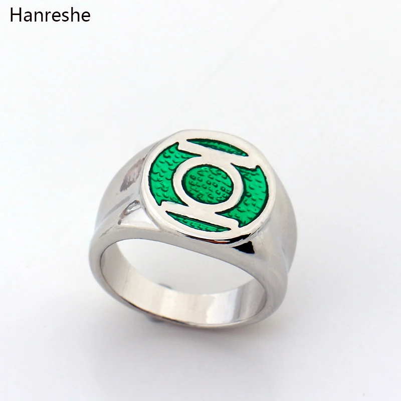 Dc Comics Super Hero Ring Green Lantern Rings For Movie Trendy Jewelry ...